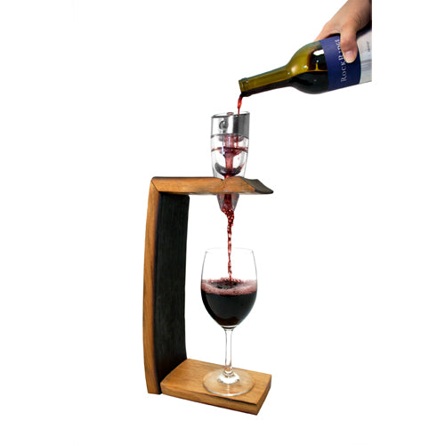 True Fabrications Barrel Tower Aerating Stand - Winestuff
