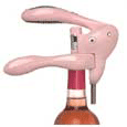 Metrokane Rabbit Corkscrew W/ Foil Cutter - Pink - Winestuff