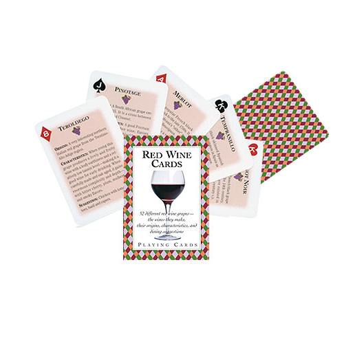 Red Wine Playing Cards - Winestuff