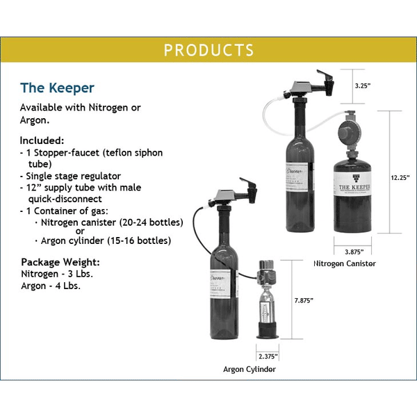 Winekeeper Wine Preservation System - Winestuff